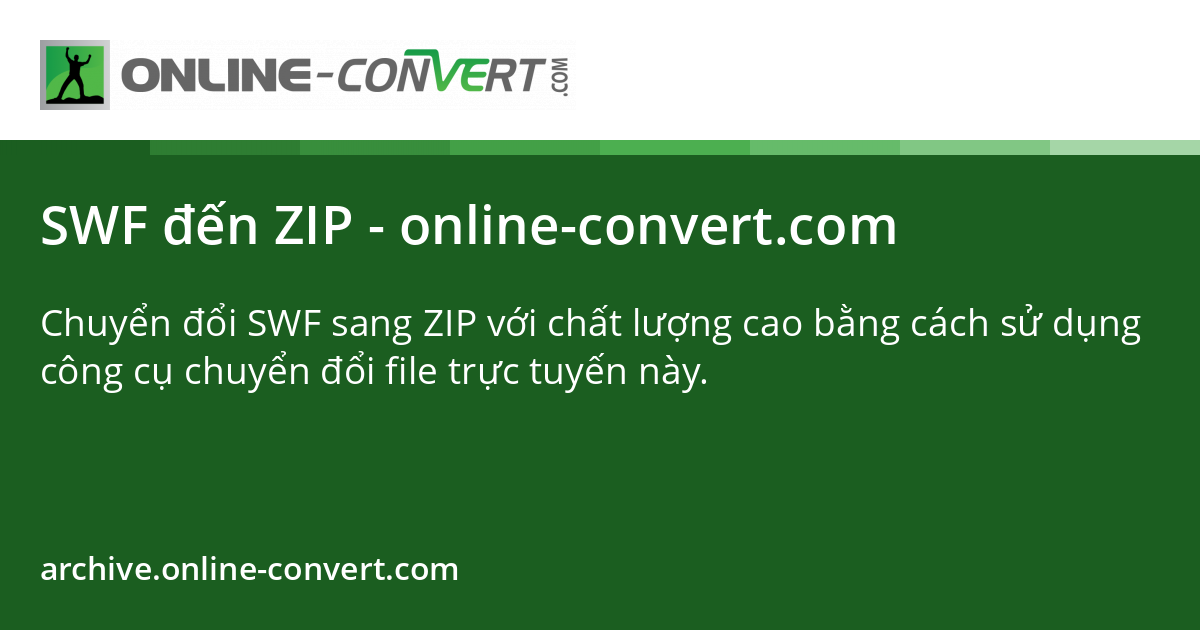 SWF sang ZIP - online-convert.com